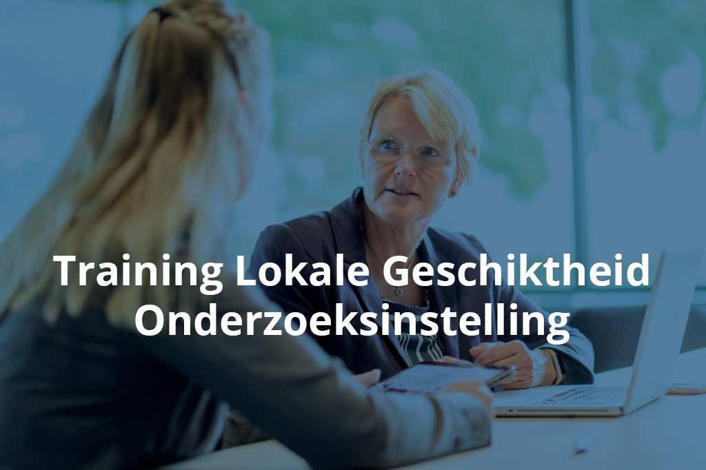 VGO - Verklaring Geschiktheid Onderzoeksinstelling